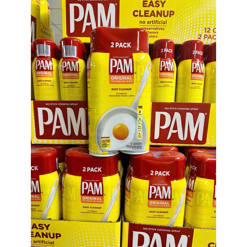 [DATE 2026] Dầu ăn kiêng dạng xịt 0 calories Pam Original chai 340g của ...