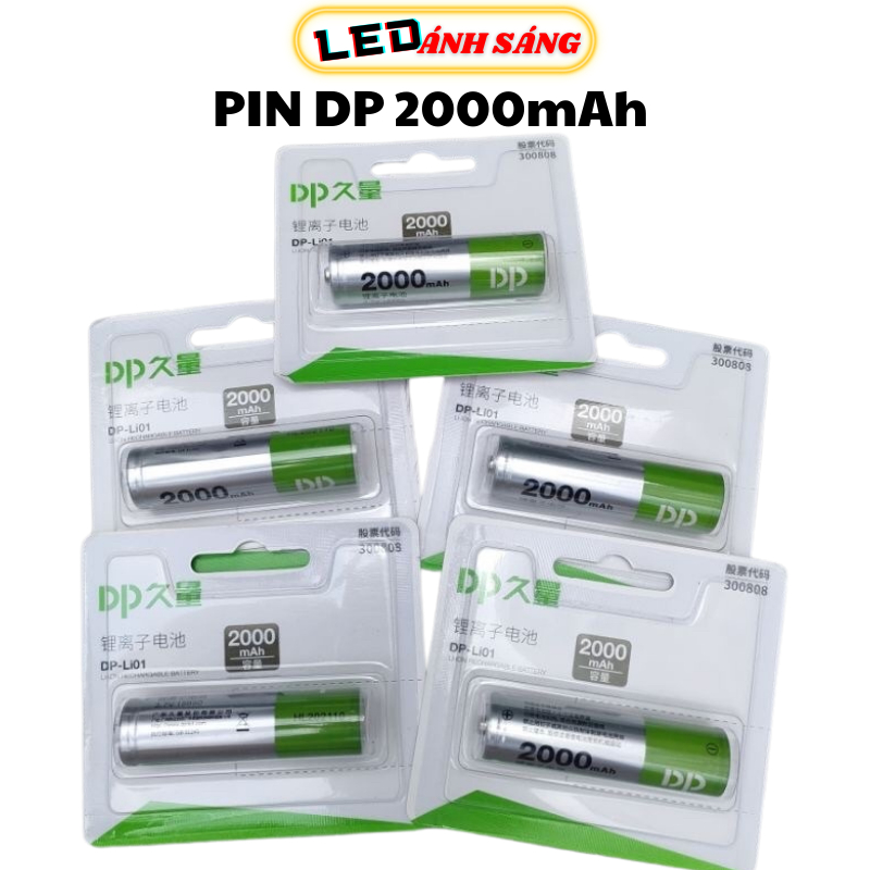Pin Sạc DP 3.7V 18650 2000mAh Chính Hãng | Shopee Việt Nam