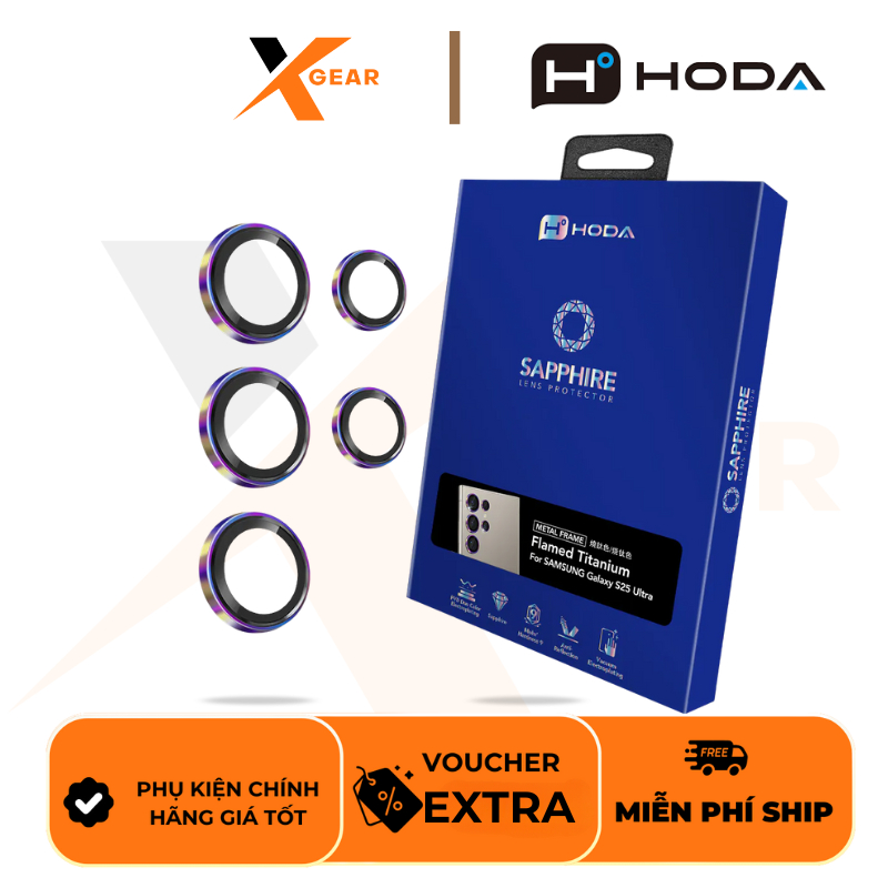 Lens Hoda Sapphire Bảo Vệ Camera Chống Trầy Xước Có Khung Dán cho Sam ...