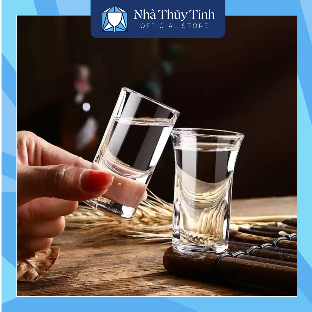 COMBO 6 LY RƯỢU SHOT TRỤ TRÒN DELIGLASS JX5029 DUNG TÍCH 25ML | Shopee ...