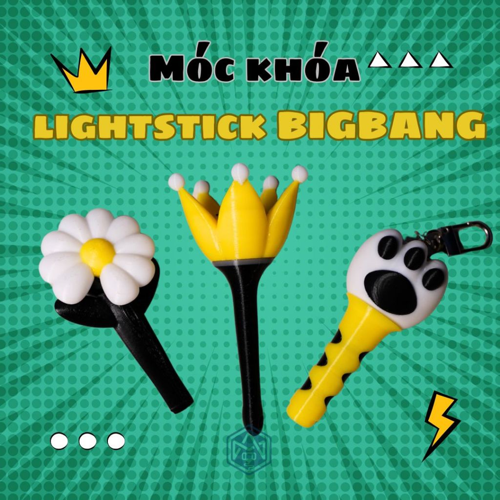 Móc khóa Lightstick Bigbang, G-Dragon, Daesung Lightstick Keyring - in ...