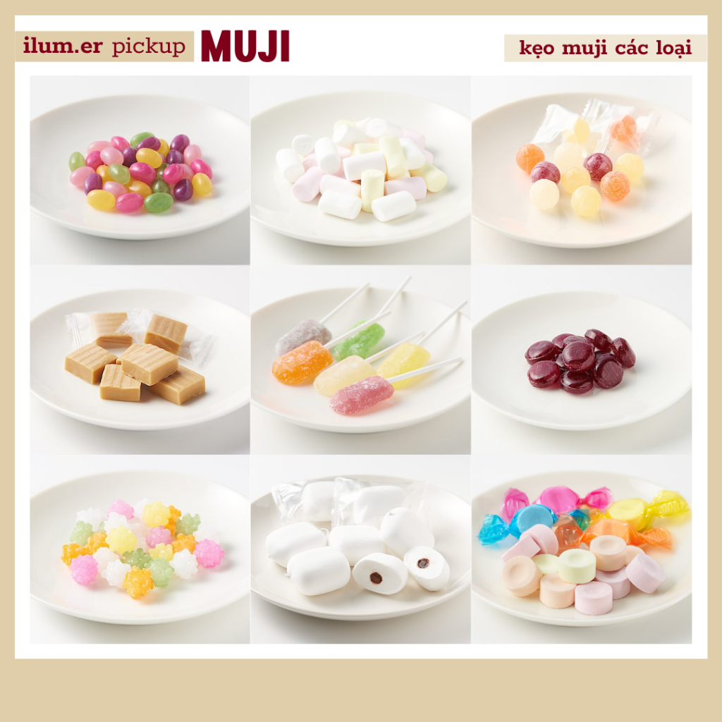 [pickup muji] kẹo muji các loại | đồ ăn muji | Shopee Việt Nam