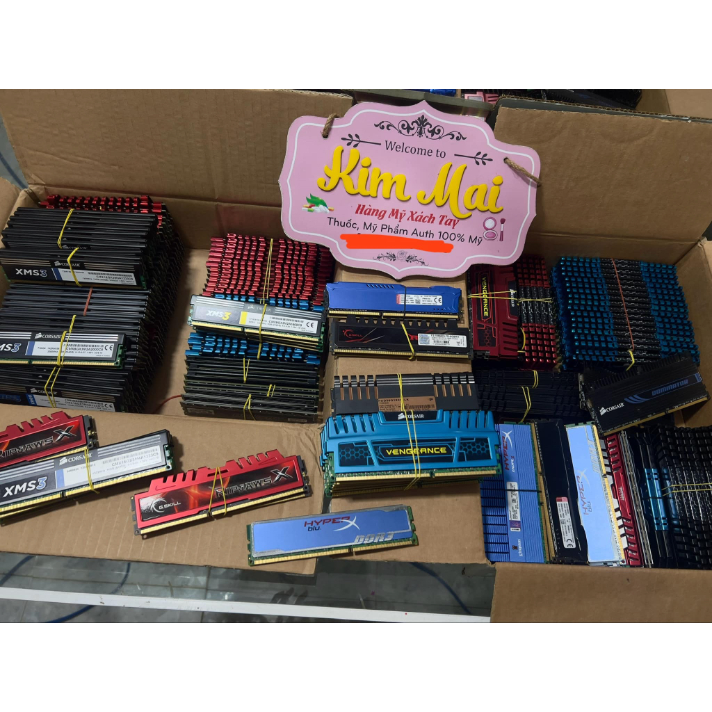 Ram máy tính DDR3 4GB bus 1066, 1333, 1600, 1866, 2000, 2100, 2400 ...