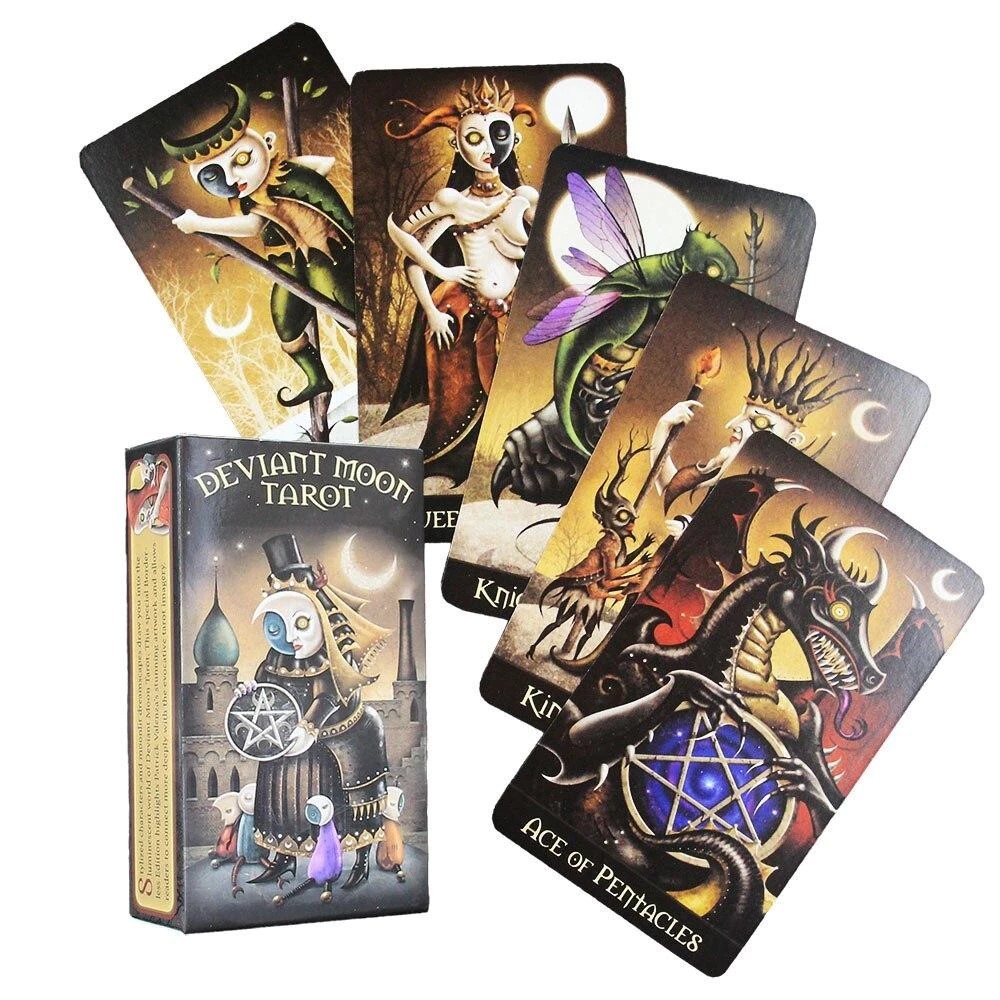 Bộ Bài Deviant Moon Tarot 78 Lá Bộ Bài tarot oracle size tiêu chuẩn ...