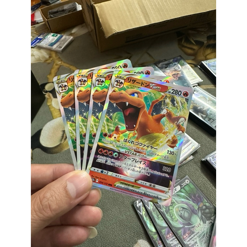Thẻ bài Pokemon tiếng Nhật Bản Charizard Vstar S12A 014/172 RRR | Shopee Việt Nam