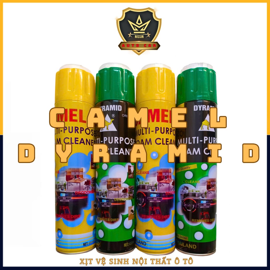 Chai Vệ Sinh Đa Năng Nội Thất, Ghế Da, Trần Nỉ Ô Tô CAMEL/DYRAMID/Foam ...