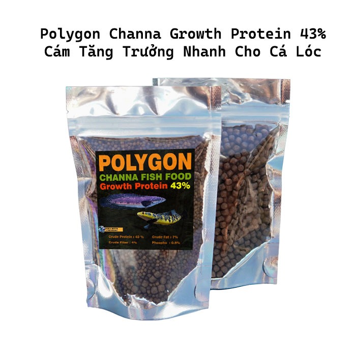 Polygon Channa Growth Protein 43% – Cám Tăng Trưởng Nhanh cho cá lóc ...