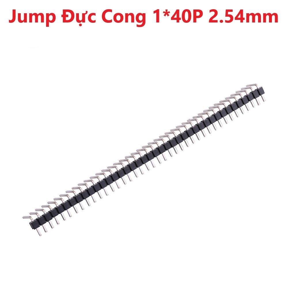 COMBO 10 Thanh Jump Đực Đơn Thẳng, đực đơn dài 1*40P 2.54mm, 1 hàng 40 ...