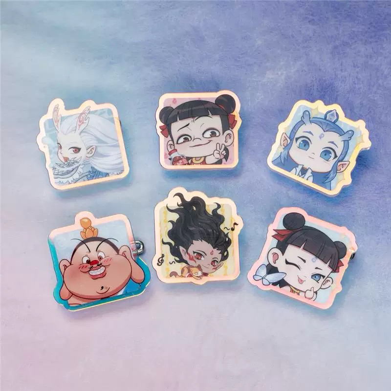 FunCrazy Huy hiệu Na Tra Ma Đồng Giáng Hải chibi chính hãng đáng yêu ...