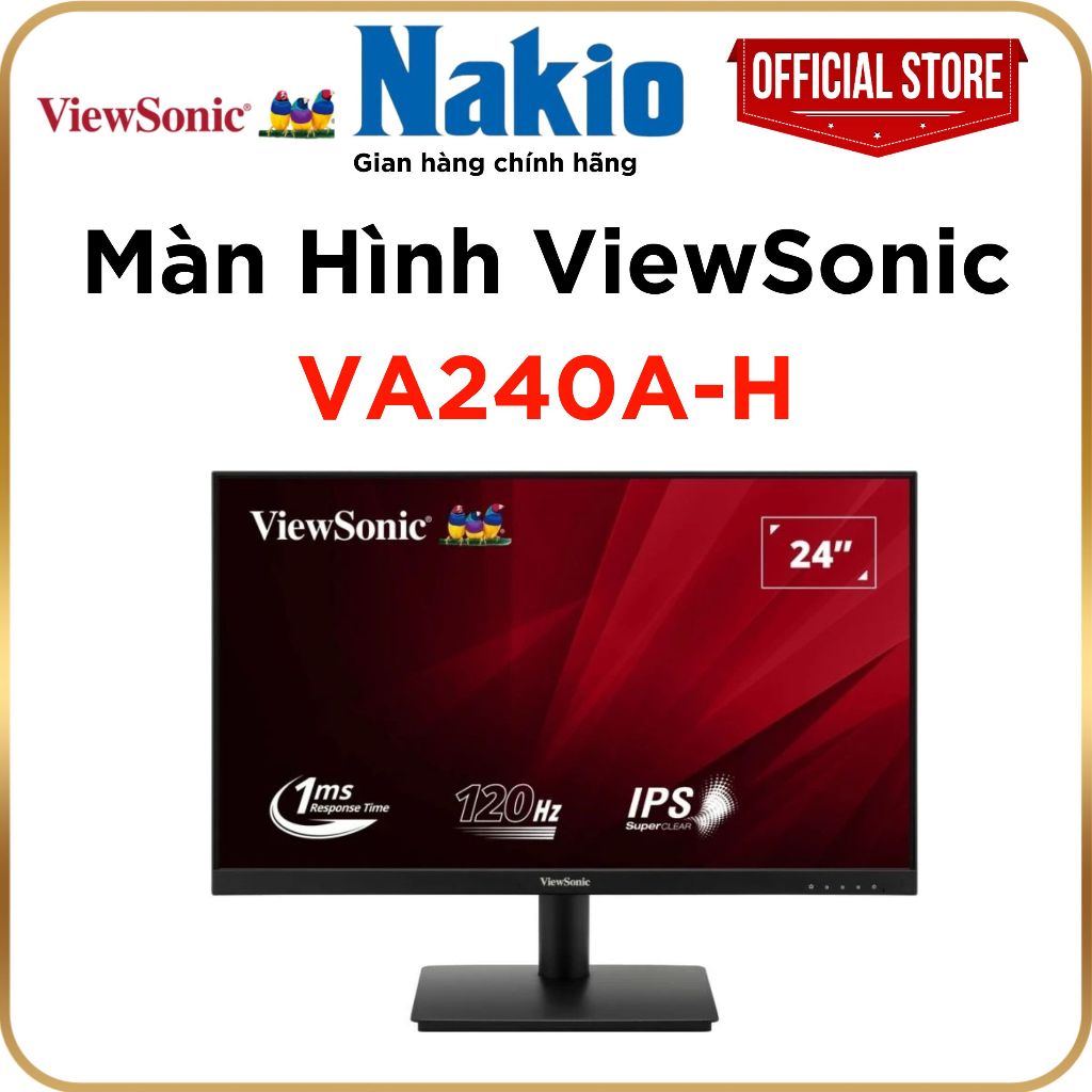Màn Hình ViewSonic VA240A-H (23.8 inch - IPS - FHD - 120Hz - 1ms) - Bảo ...