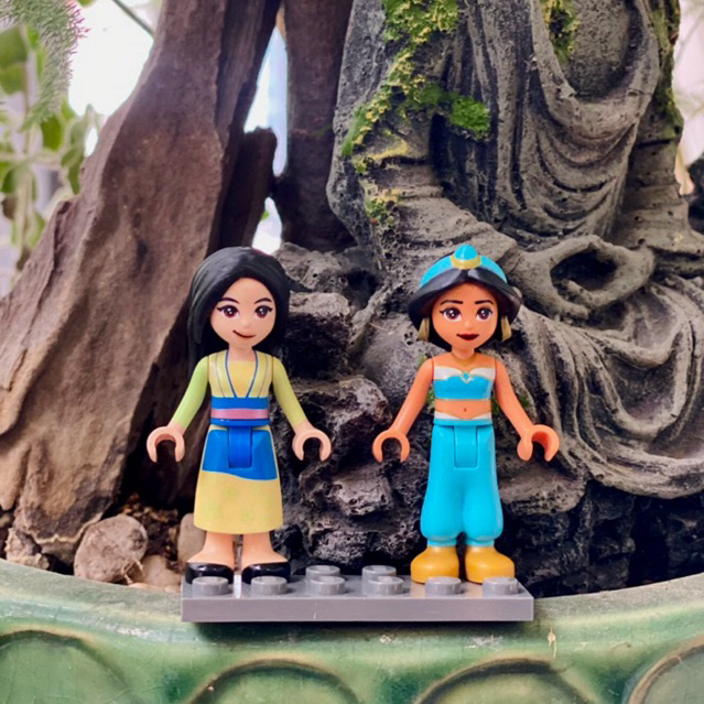 Combo 2 công chúa Disney : Mulan và Jasmine - Nhân vật LEGO Friends ...