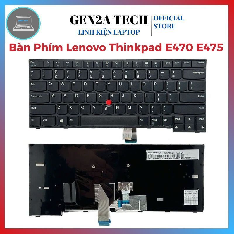 Bàn Phím Laptop Lenovo ThinkPad Edge E470 E470C E475 có chuột zin new 100% BH 6 THÁNG LỖI 1 ĐỔI ...