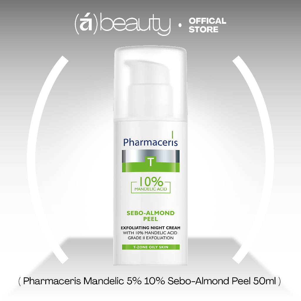 Kem Dưỡng PHARMACERIS MANDELIC 5% 10% SEBO-ALMOND PEEL Dành Cho Da Dầu, Mụn 50ml | Shopee Việt Nam