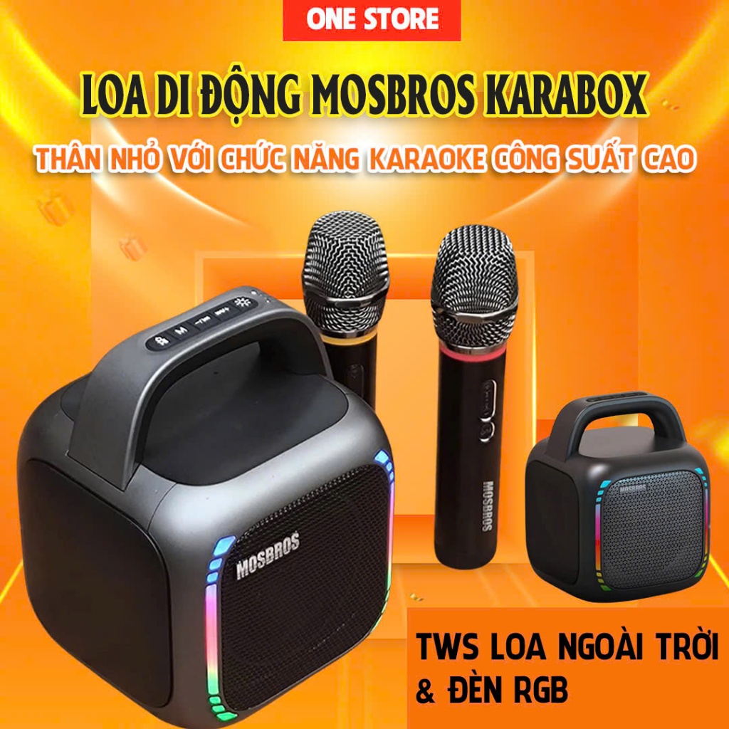 [HÀNG CHÍNH HÃNG] Loa Di Động Mosbros Karabox - Thiết Kế Nhỏ Gọn, Công ...