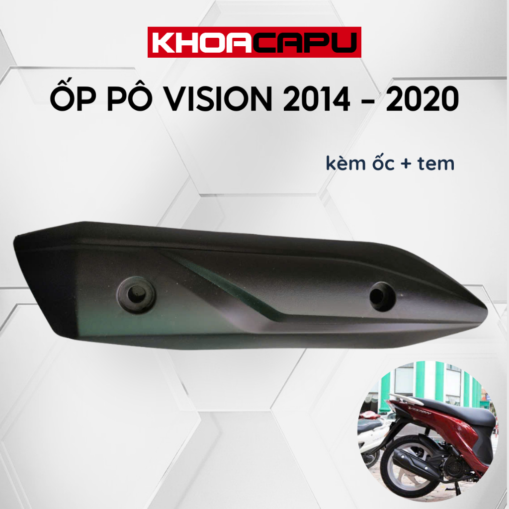 Ốp Pô Vision 2014 2015 2016 2017 2018 2019 2020, Ốp Che Bô Xe Vision ...