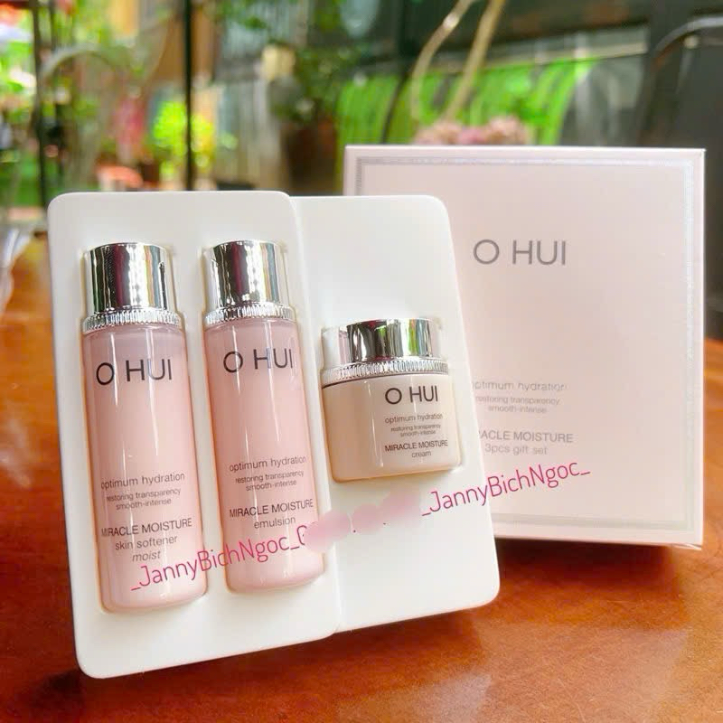 Set dưỡng mini OHui hồng OHui Miracle Moisture 3 món | Shopee Việt Nam