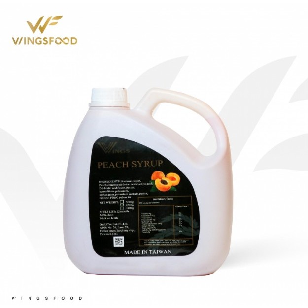 Siro Wings Đài Loan can 2,5kg VỊ ĐÀO | Shopee Việt Nam