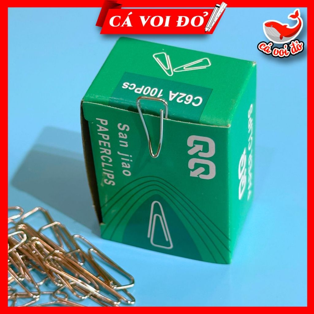 combo 5 hộp Ghim cài C62 ( ghim tam giác) #3 - 25mm - đóng gói 100 cái ...