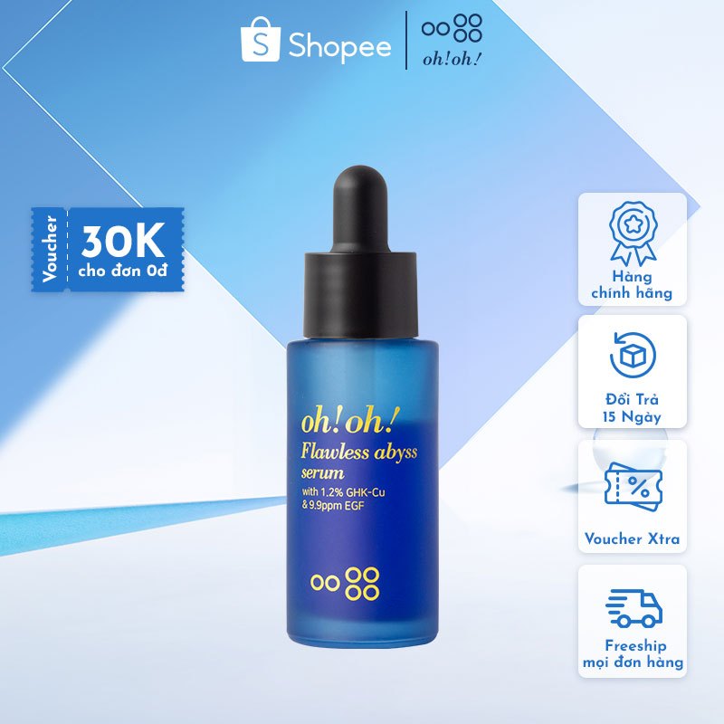 TInh chất Phục Hồi Chuyên Sâu oh!oh! Flawless Abyss Serum 15g | Shopee ...