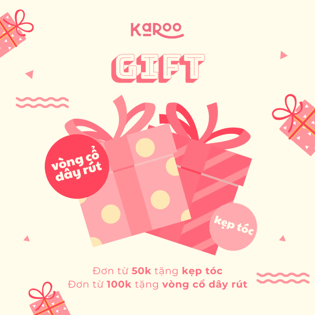 Kẹp tóc / Vòng cổ dây rút KAROO Gift | Shopee Việt Nam
