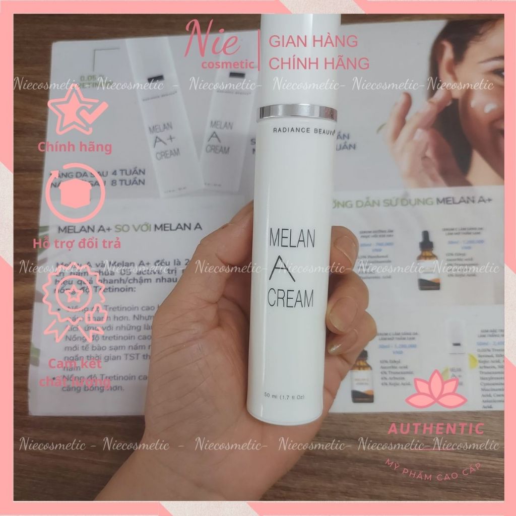 [Công ty] Kem dưỡng Melan A-RADIANCE BEAUVA MELAN A CREAM 50ML | Shopee ...