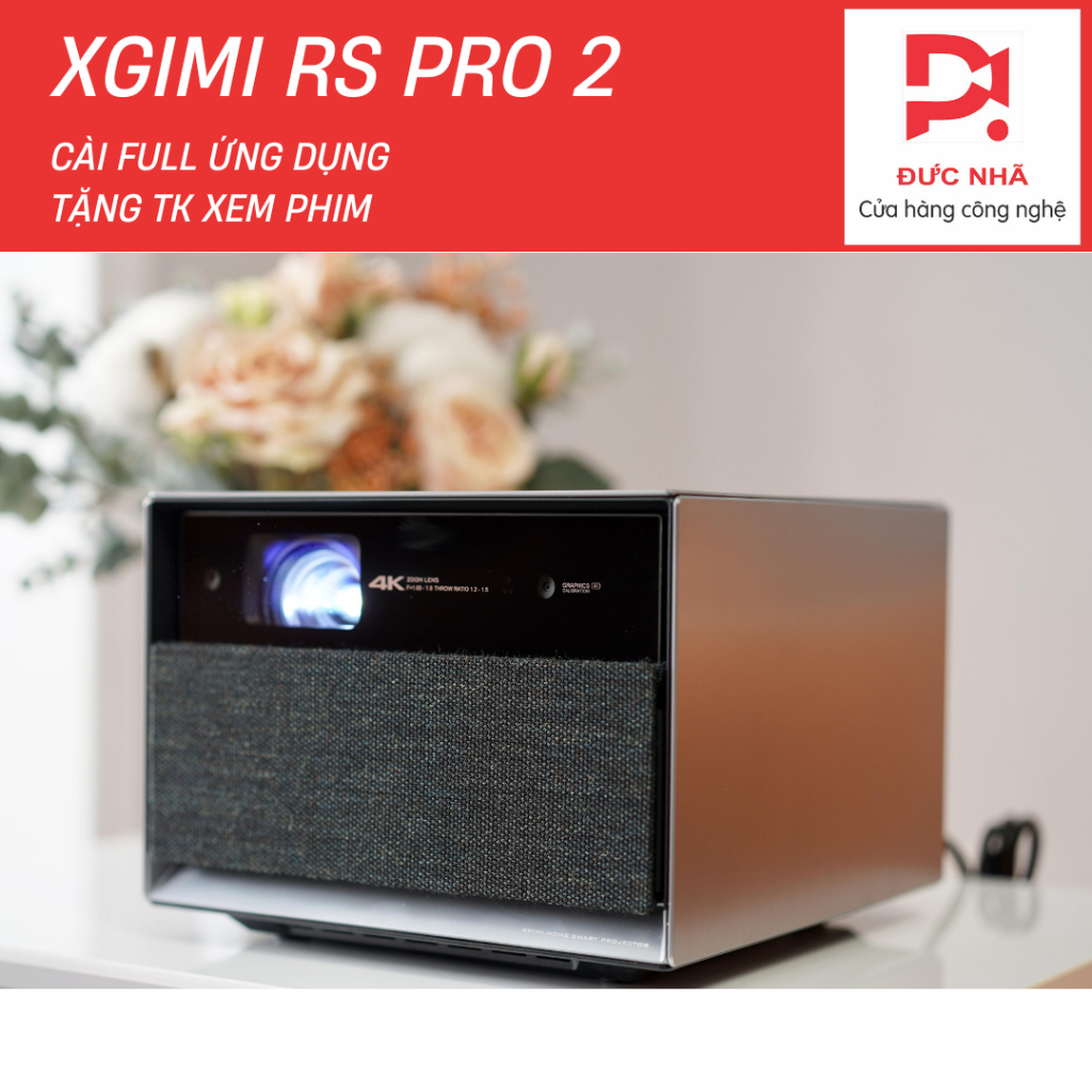 [TẶNG KÍNH 3D 500k] Xgimi RS Pro 2-4K-setting tiếng Anh hoặc rom Quốc tế tuỳ chọn [likenew 99% ...