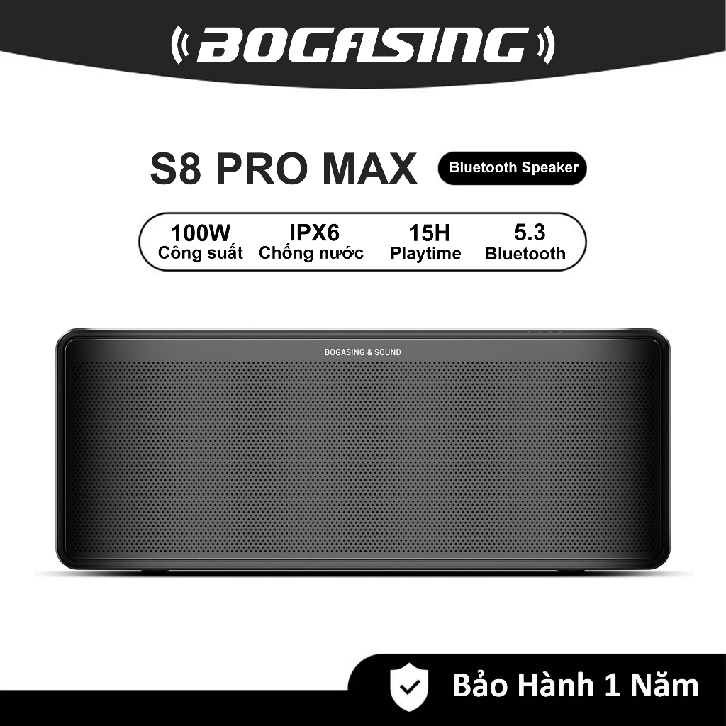 Loa Bluetooth BOGASING S8 Pro Max 100W, Âm thanh 3 kênh với Âm thanh ...