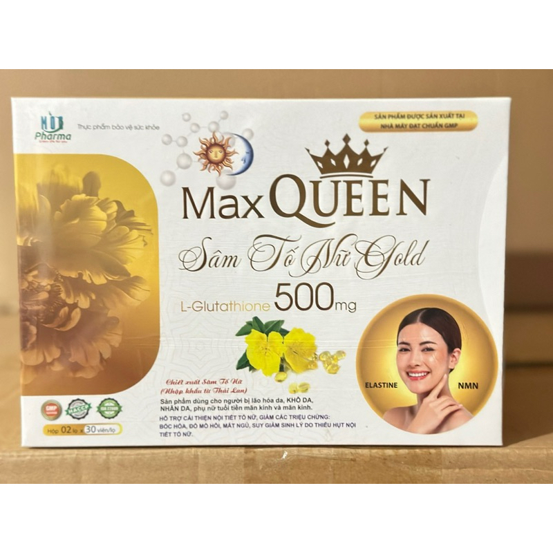 MAXQUEEN SÂM TỐ NỮ GOLD (HỘP 2 LỌ 30 VIÊN) SẢN PHẨM KHÔNG CÓ MẦM ĐẬU ...