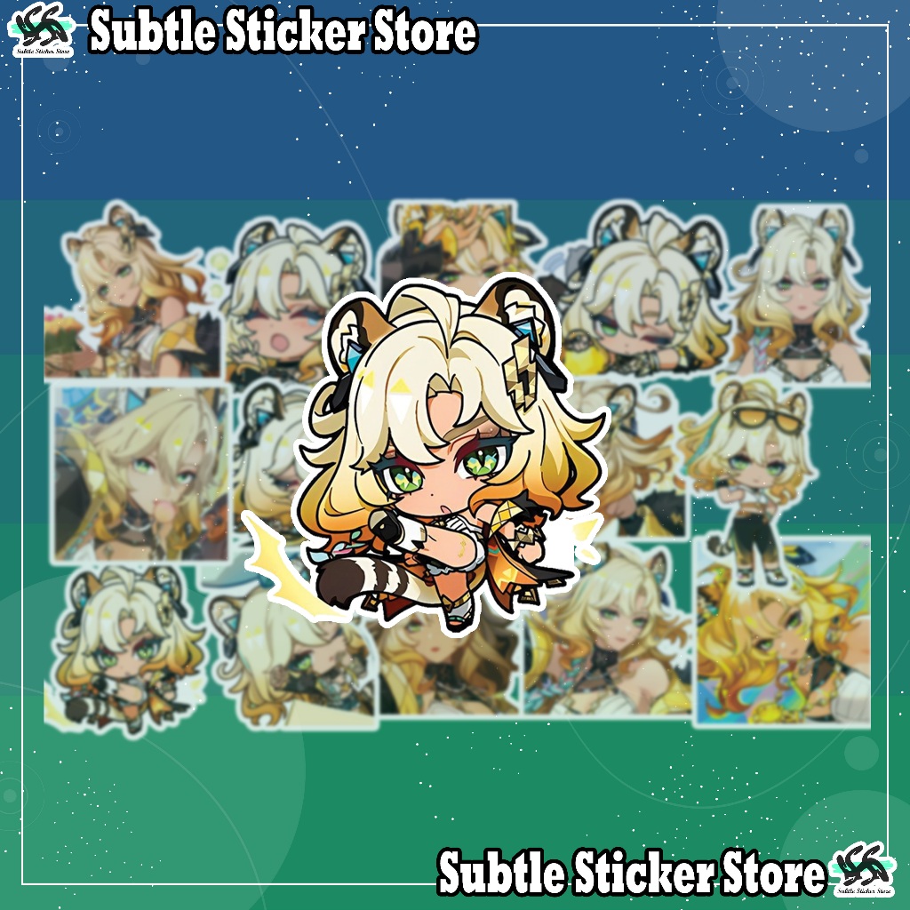 [Genshin Impact] - Set 10/15 Sticker Xilonen - Lửa Nung Đúc Hồn game GI ...
