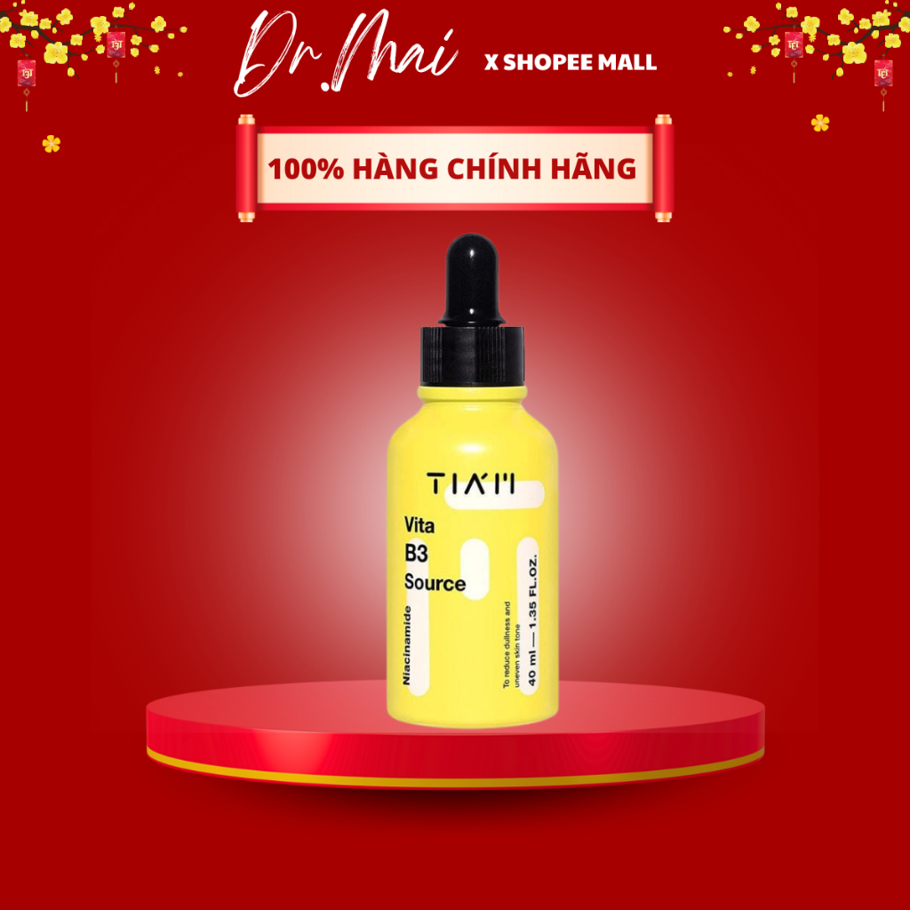 Serum Tiam Niacinamide 10% + Arbutin 2% Tia'm Vita B3 Source 40ml ...