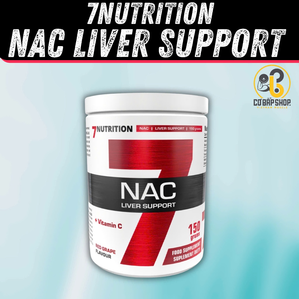7Nutrition NAC - Viên uống hỗ trợ bảo vệ gan - Tăng cường sức khỏe toàn diện - Hộp 150g | Shopee ...