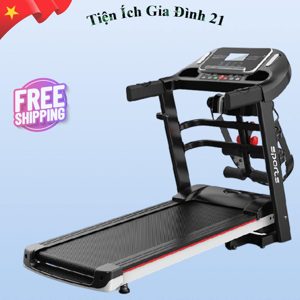 [MGG]Máy chạy bộ đa năng Sport, tốc độ tối đa 14km/h đi kèm máy đánh mỡ ...