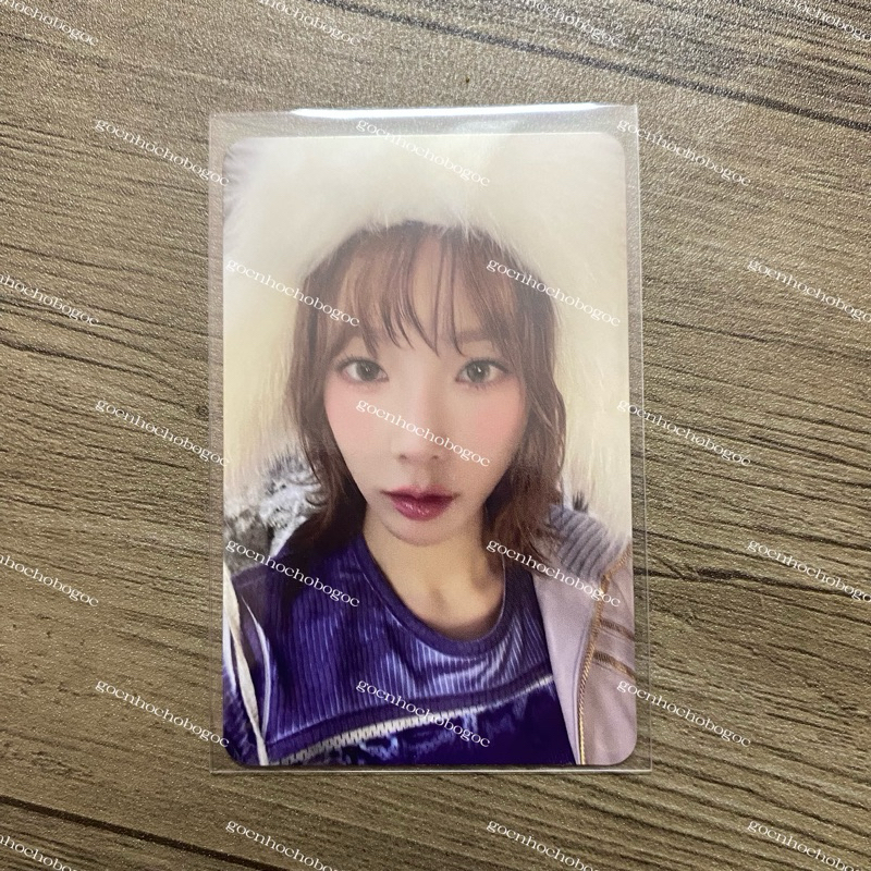 Photocard thẻ ảnh bo góc SNSD Girls’ Generation Taeyeon SMCU Welcome ...