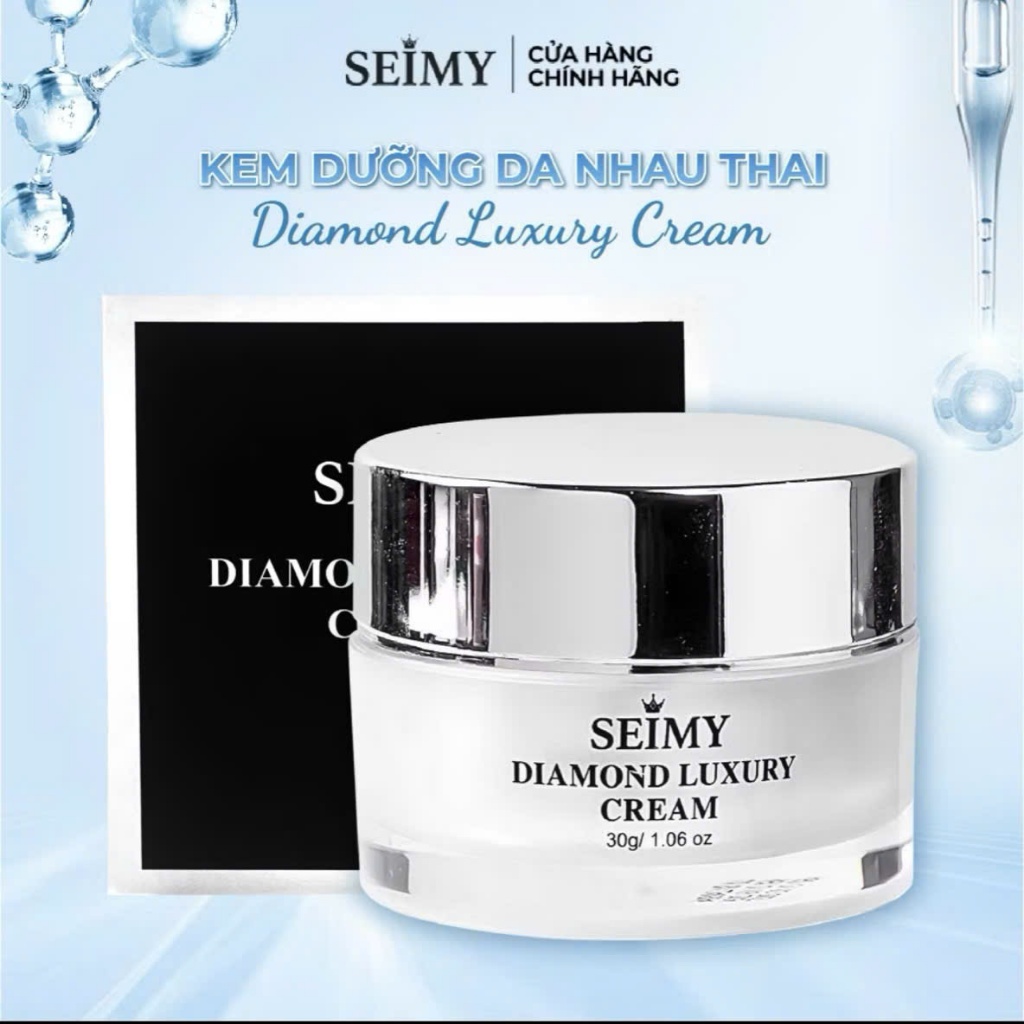 Kem dưỡng da mặt nhau thai Seimy - Diamond Luxury Cream 30g | Shopee ...