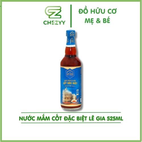 Nước mắm cốt đặc biệt Lê Gia 525ml, nước mắm thuần khiết, tự nhiên 100% | Shopee Việt Nam