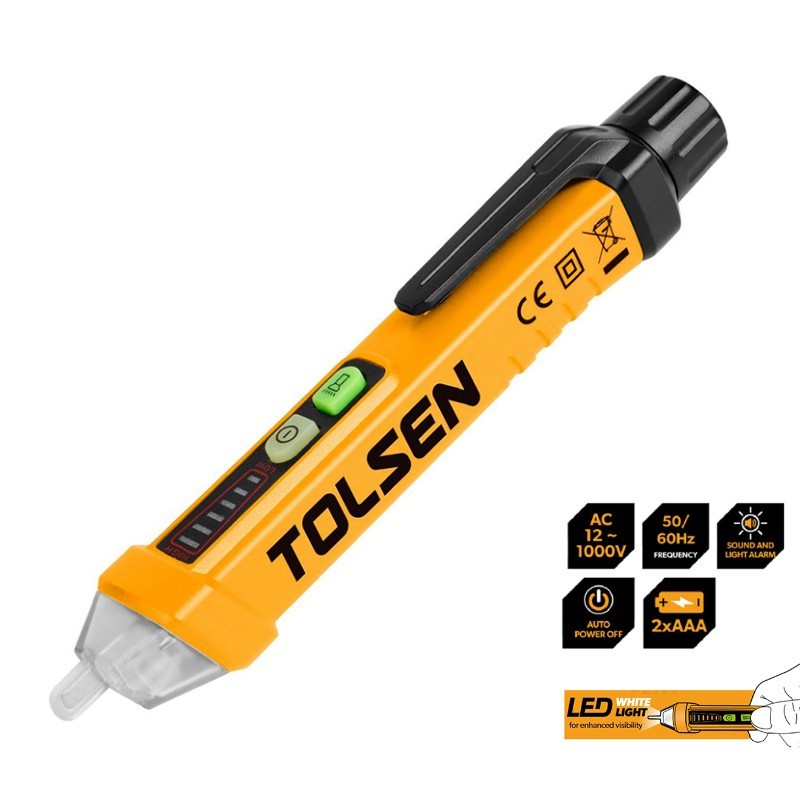 Bút dò điện âm tường AC 1000V Tolsen 38110 | Shopee Việt Nam