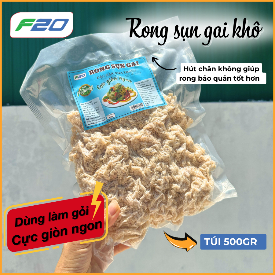 {1 KG/500G} RONG SỤN GAI KHÔ MUỐI NỞ GẤP 8-10 LẦN, LÀM SEA MOSS GEL ...