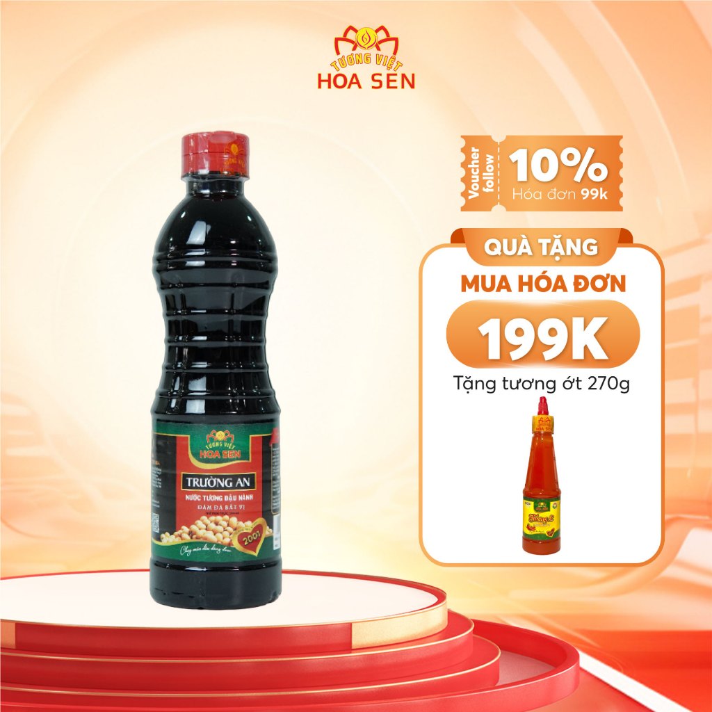 Nước Tương Trường An Chai 500ML Tương Việt Hoa Sen - Số 1 Hàng Quán ...