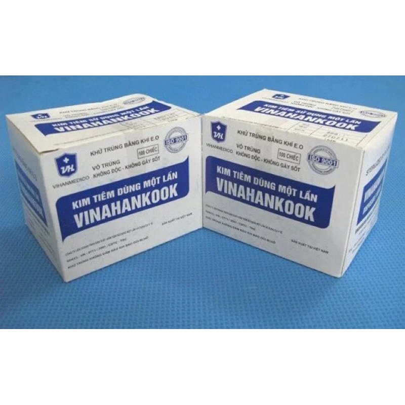 [HỘP 100] Đầu Kim Tiêm Vinahankook | 18G, 20G, 22G, 23G, 25G,26G ...