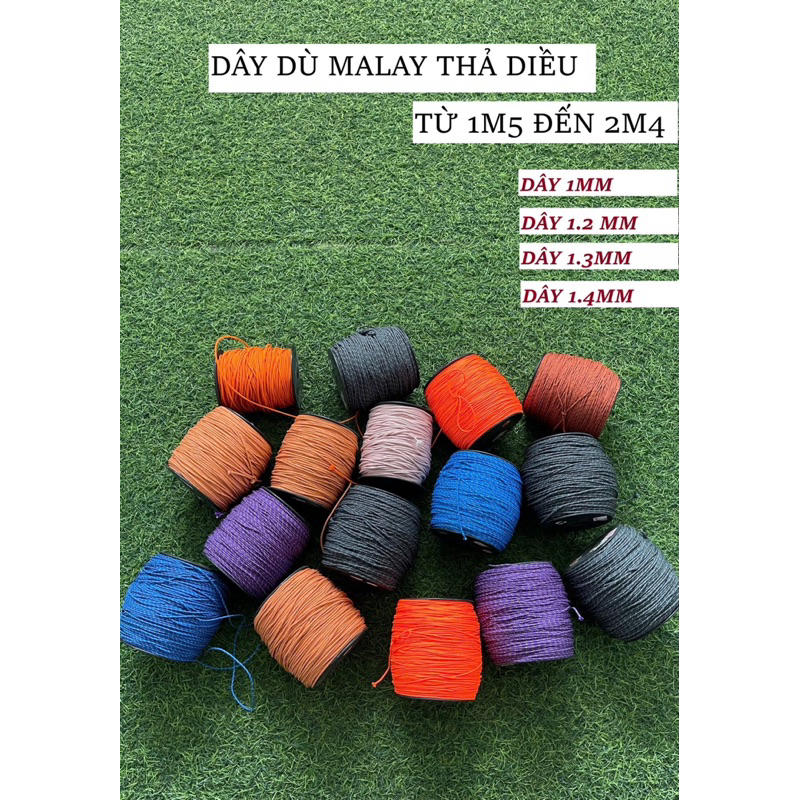 Dây Dù Malay Nhập Khẩu 1ly 400m-1ly2 330m thả diều từ 1m5 đến 2m3 ...