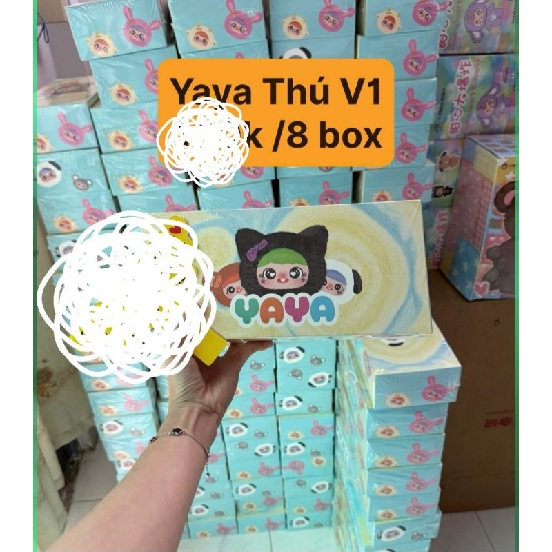 Set Yaya Thú V1 và Set Yaya trái cây V2 Blind box Gấu bông | Shopee Việt Nam