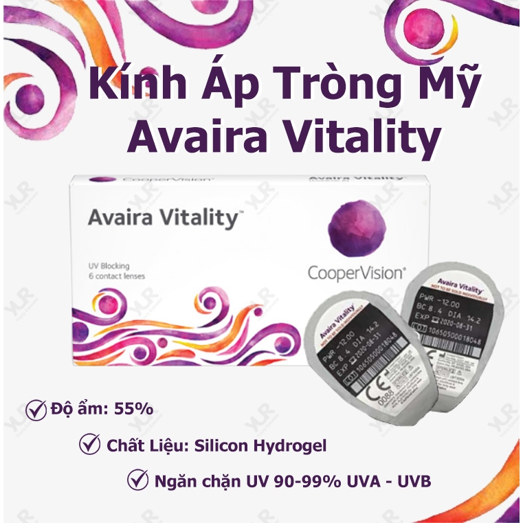 Kính áp tròng CooperVision Avaira Vitality - Kính Áp Tròng Không Màu Có ...
