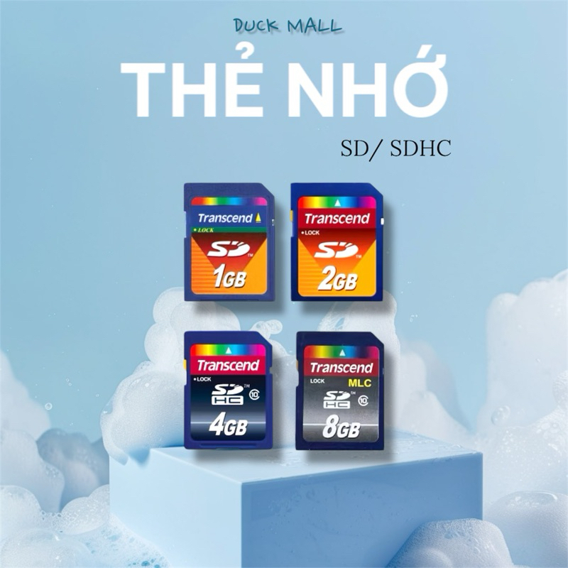 Thẻ nhớ SD/ SDHC Transcend Sandisk dùng cho máy ảnh kĩ thuật số loại ...