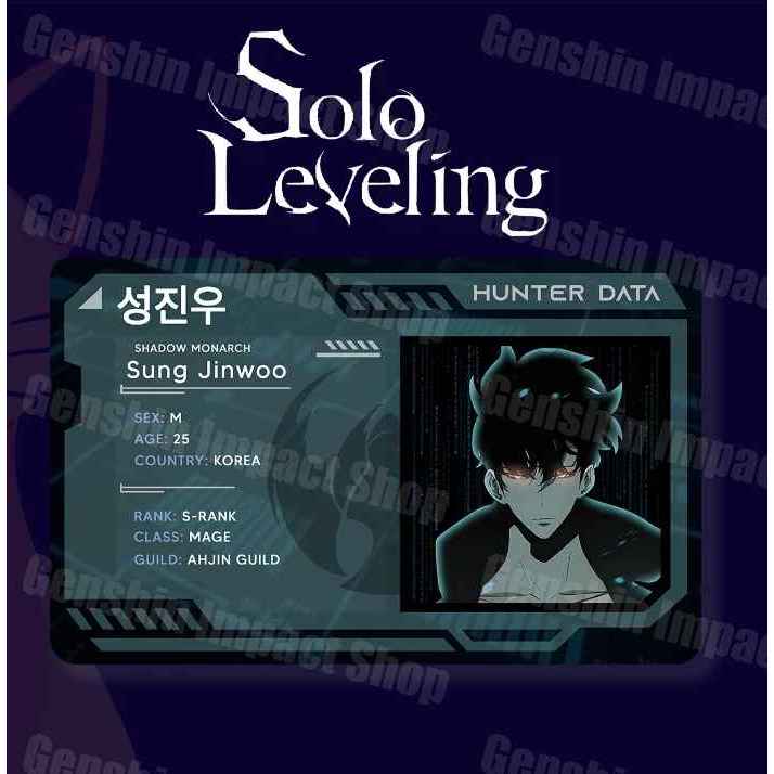 Card ID Solo Leveling | Shopee Việt Nam