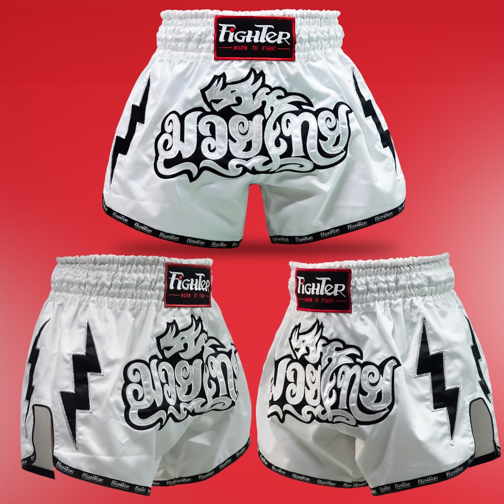 Quần Muay Fighter Flash - Muay Thai Shorts, Quần Muay Cao Cấp Thêu Họa ...