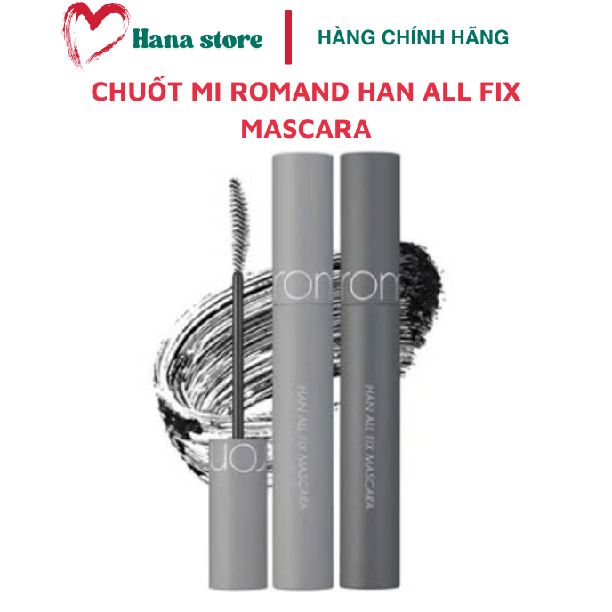 [Romand] chuốt mi Han All Fix Mascara siêu dài và cong mi tự nhiên ...