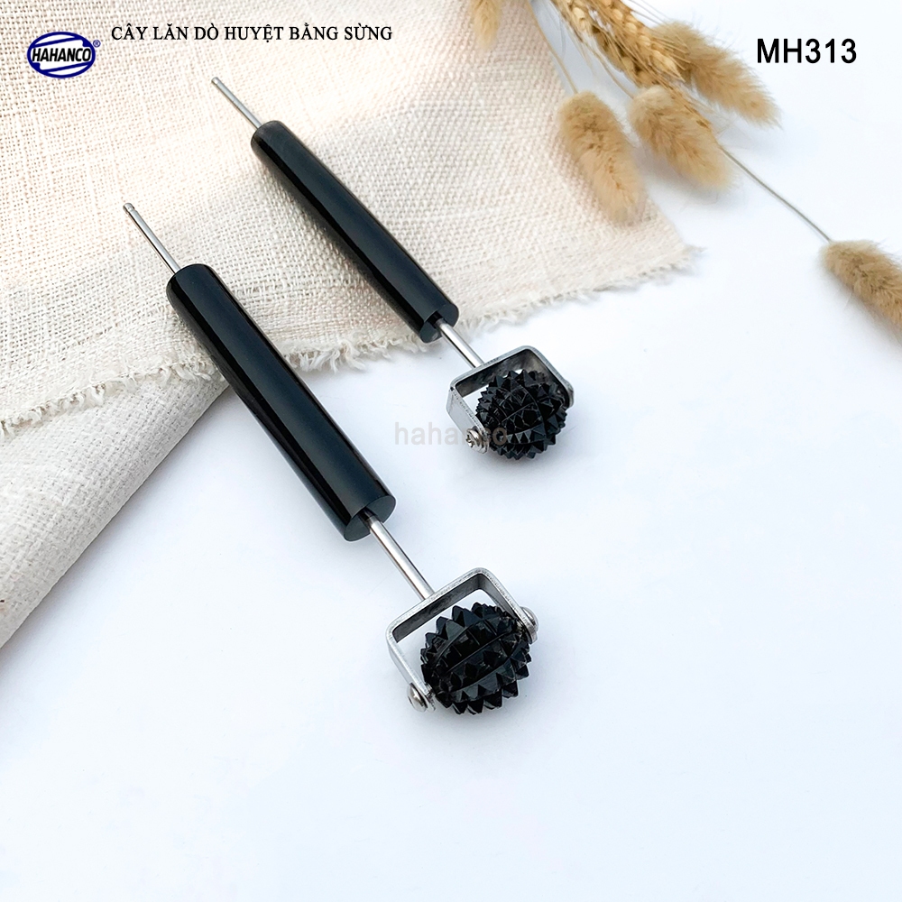 Cây cầu gai kết hợp dò huyệt bằng sừng mini - Dụng cụ diện chẩn cầm tay - MH313 | Shopee Việt Nam