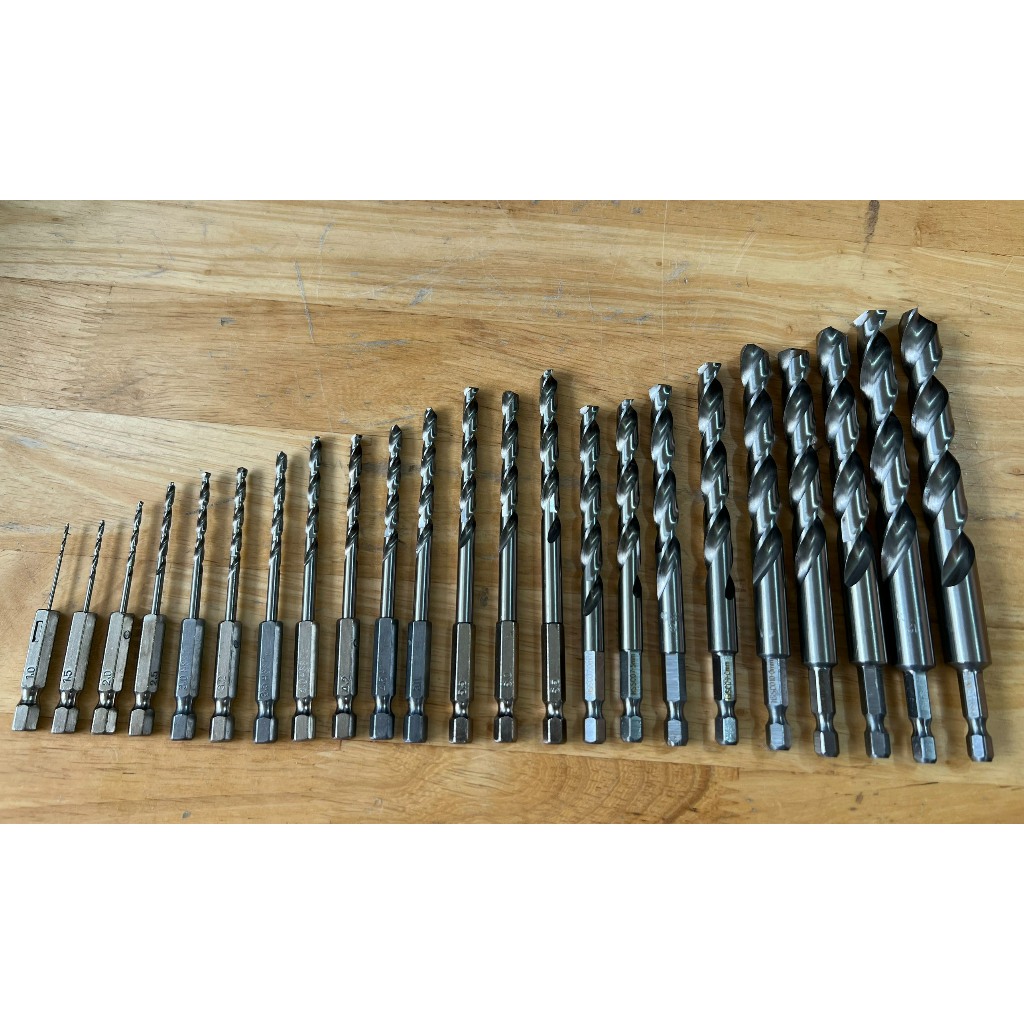 (Hàng Chính Hãng) Mũi khoan cao cấp thép gió hss.Co M35 chuôi lục giác 6,35mm phi 1-13mm ...