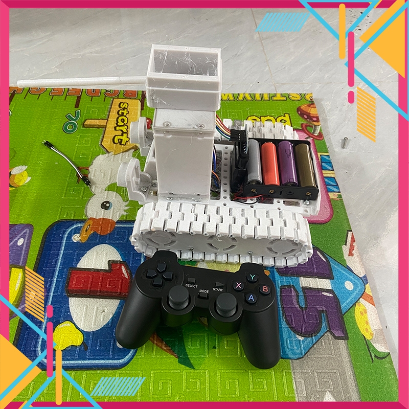 Xe tăng điều khiển từ xa bằng tay cầm ps2, xử lý Arduino | Shopee Việt Nam