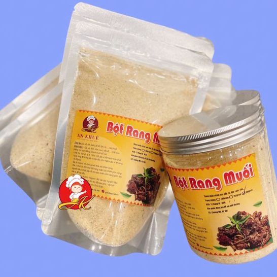 Bột Rang Muối Nhà Làm Chuẩn Vị 500gr , Bột Muối Rang Gà, Ếch, Vịt, Cua ...